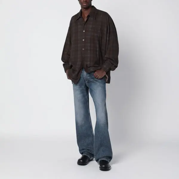 Our Legacy Borrowed Checked Cotton Shirt