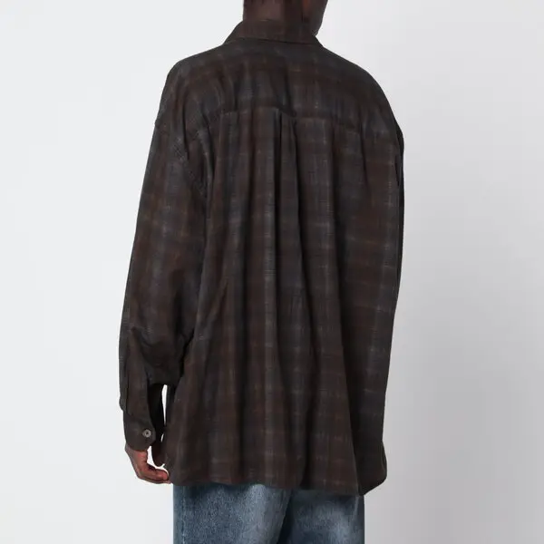 Our Legacy Borrowed Checked Cotton Shirt