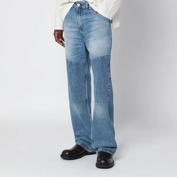 Our Legacy Third Cut Jeans In Cotton Denim - Light Blue