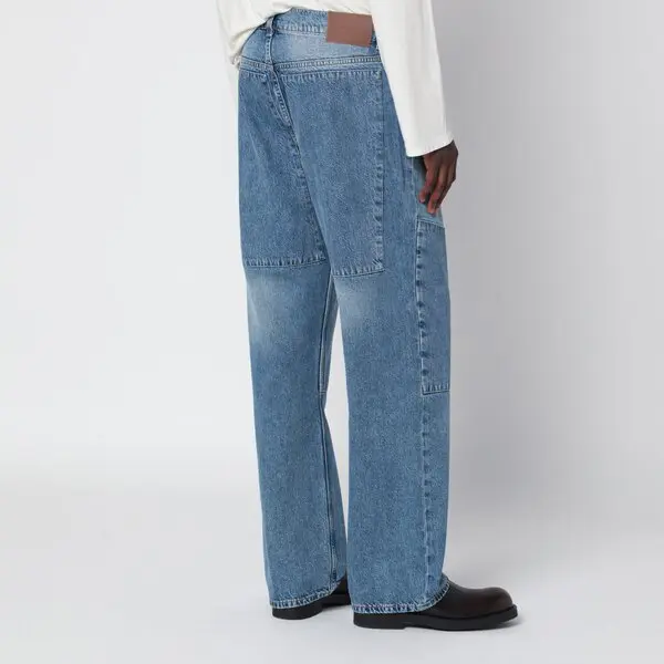 Our Legacy Third Cut Jeans In Cotton Denim - Light Blue