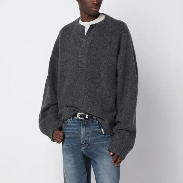 REPRESENT Dark Wool-blend Sweater