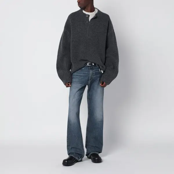 REPRESENT Dark Wool-blend Sweater