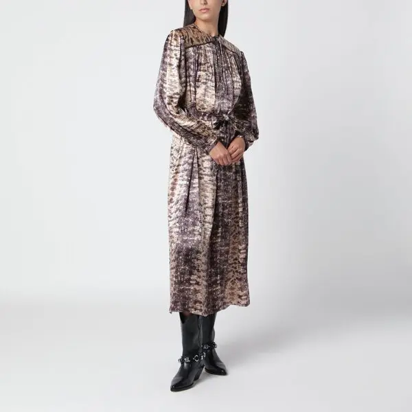 Isabel Marant Étoile Silk Midi Dress With Belt