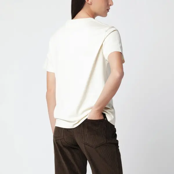 Loewe Ecru Cotton T-shirt