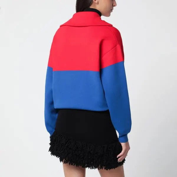 Loewe Two-tone And Blue Cotton Sweatshirt