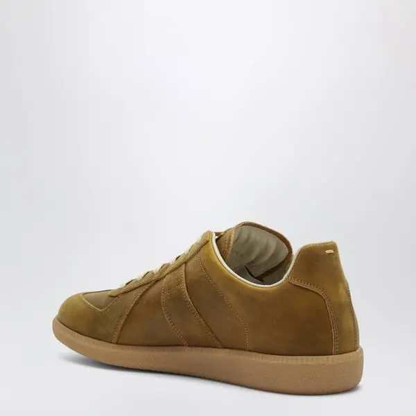MAISON MARGIELA Replica Leather Sneakers - Beige