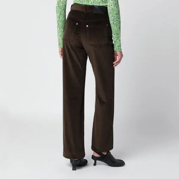 Loewe Cotton Corduroy Trousers - Brown