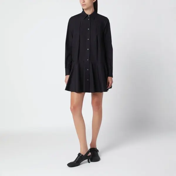 Loewe Short Cotton Dress - Black