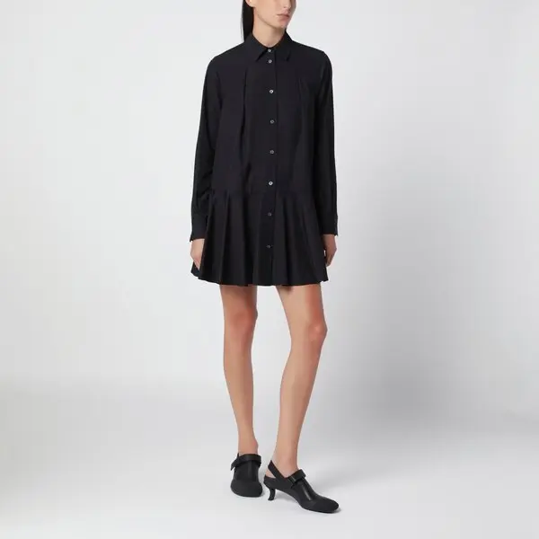 Loewe Short Cotton Dress - Black