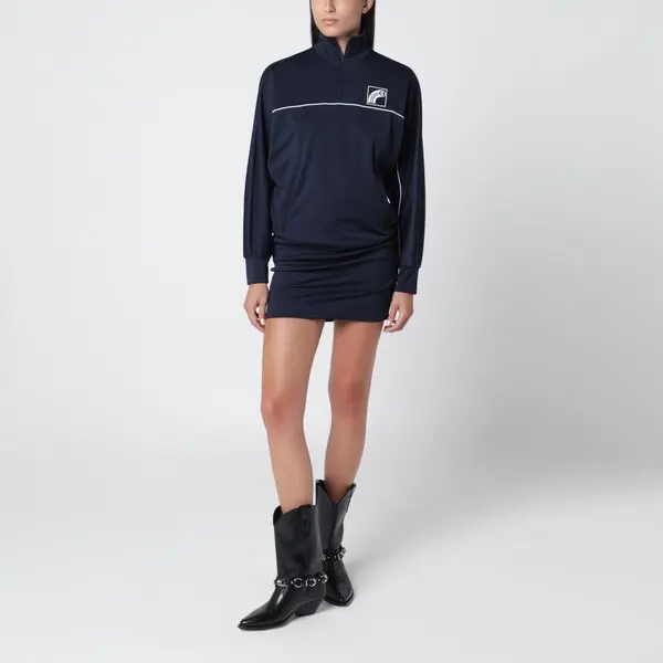 MAISON MARGIELA Navy Sporty Mini Dress - Blue