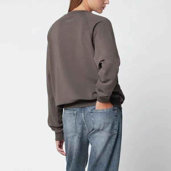 MAISON MARGIELA Gray Trompe L'oeil Cotton Sweatshirt