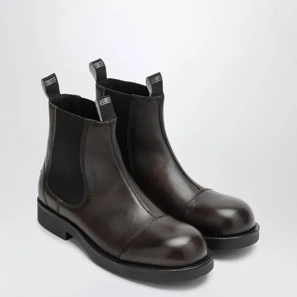 MAISON MARGIELA Chelsea Boots In Brushed Leather