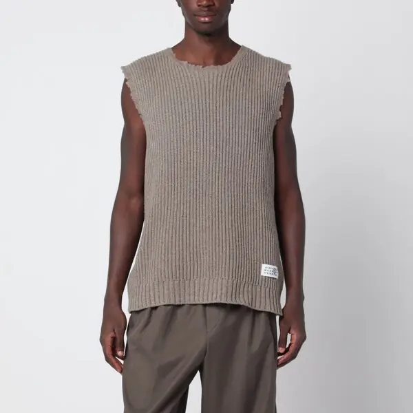 MAISON MARGIELA Ribbed Wool-blend Vest
