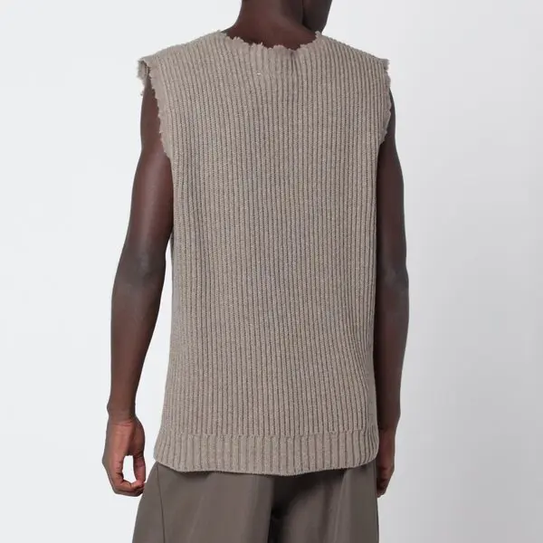 MAISON MARGIELA Ribbed Wool-blend Vest