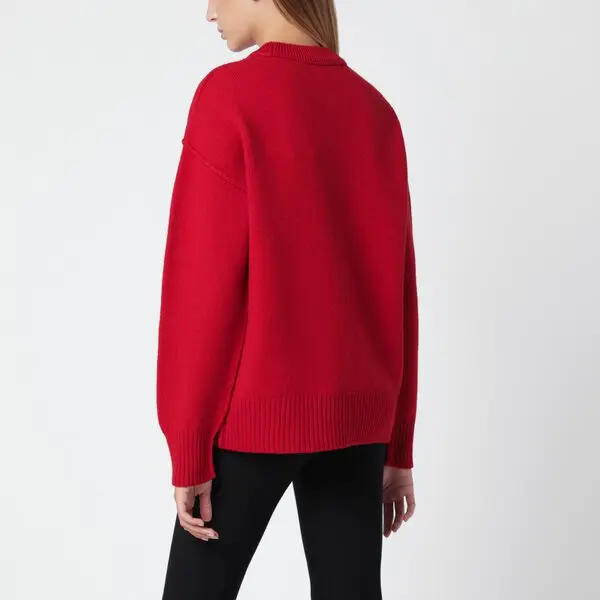 AMI Paris Ruby De Coeur Virgin Wool Sweater