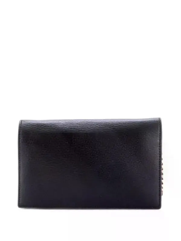 Gucci Interlocking Wallet On Chain Leather Crossbody Bag
