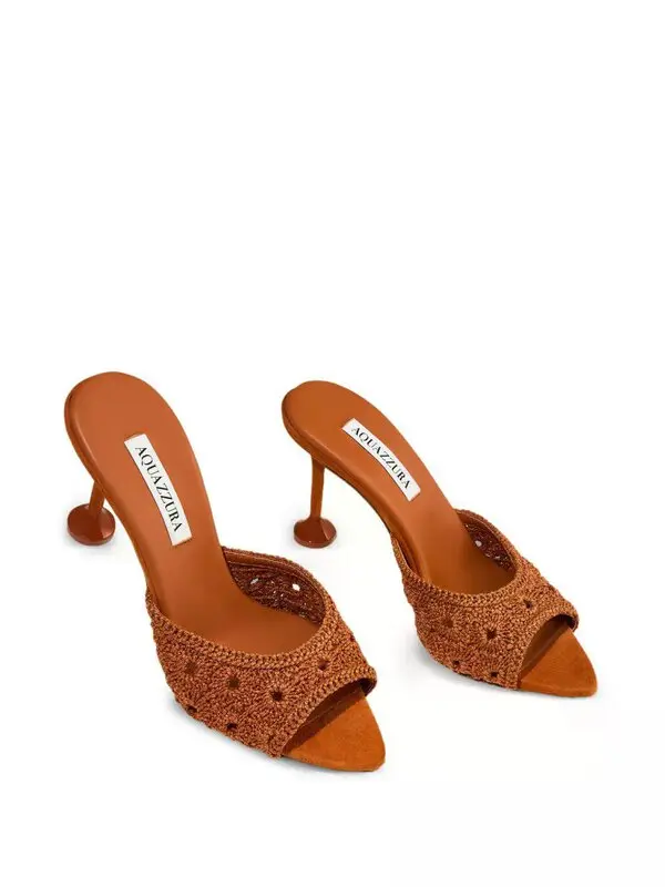 AQUAZZURA Loom Mules 85 - Orange