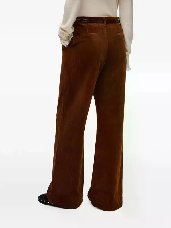 GANNI Trousers In Corduroy