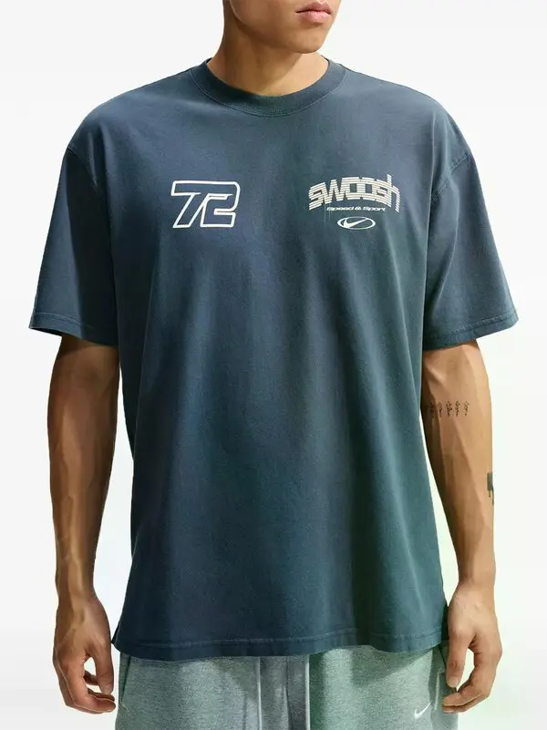 Nike Graphic-print Loose-fit T-shirt - Blue