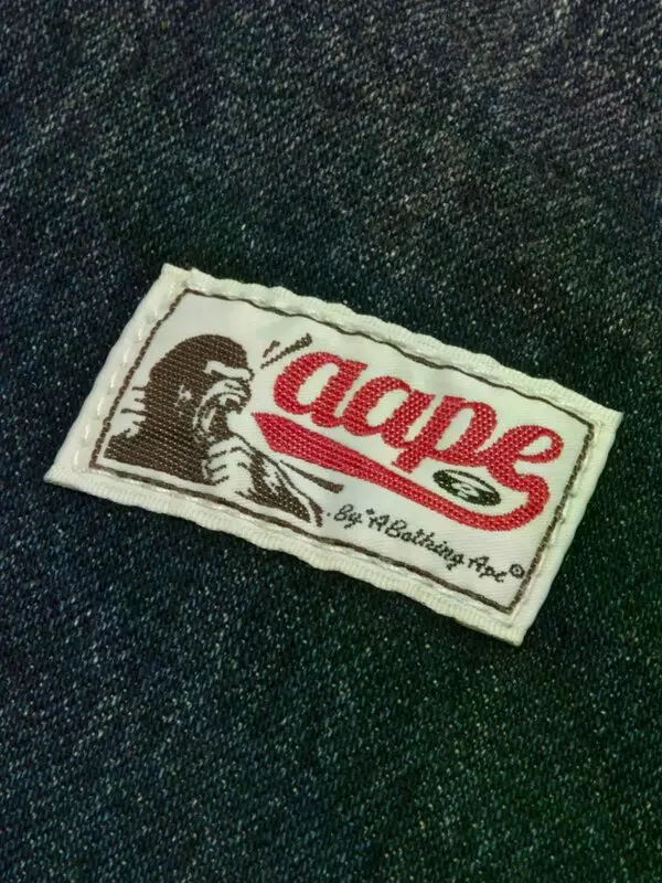AAPE BY *A BATHING APE College Crop Corduroy-collar Shirt