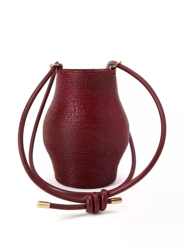 AMPHORA Mini Textured Bucket Bag