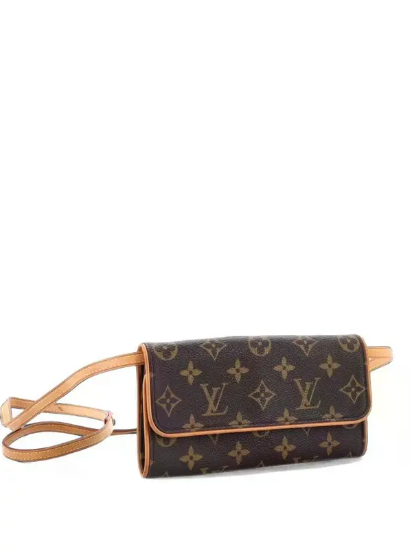 LOUIS VUITTON Twin Handbag Monogram Canvas Pm Crossbody Bag