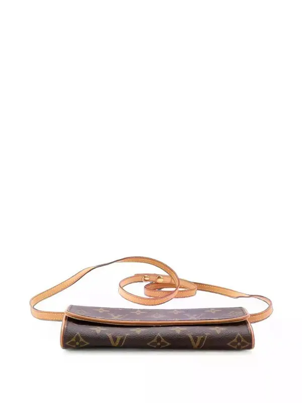 LOUIS VUITTON Twin Handbag Monogram Canvas Pm Crossbody Bag
