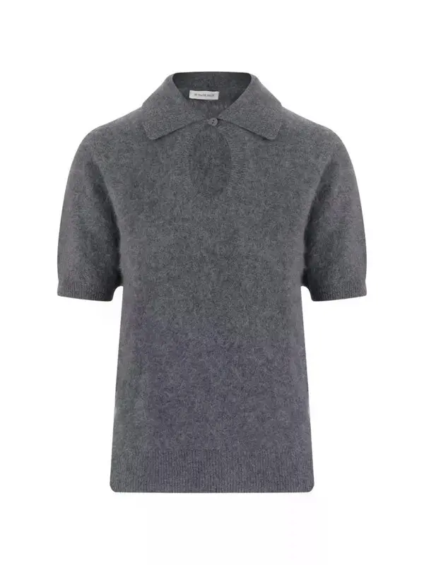 BY MALENE BIRGER Talallia Short-sleeve Cashmere Sweater - Grey
