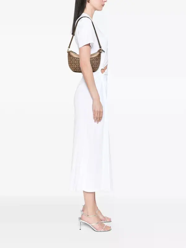 Loewe 2007 Anagram Canvas Shoulder Bag