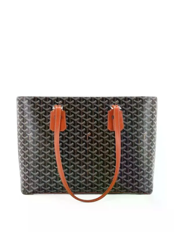 Goyard Okinawa Bag Coated Canvas Gm Satchel - Brown