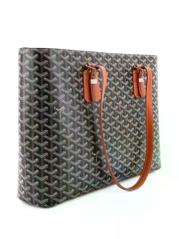 Goyard Okinawa Bag Coated Canvas Gm Satchel - Brown