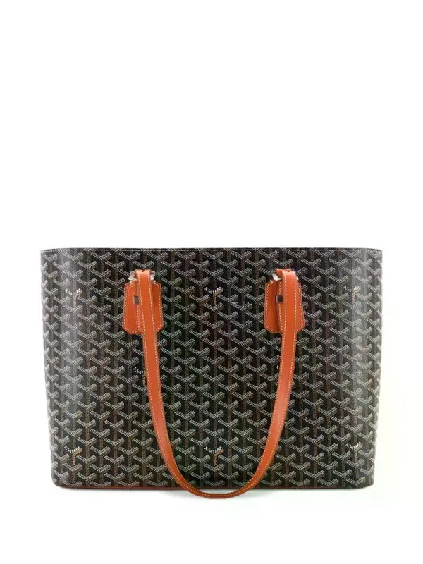 Goyard Okinawa Bag Coated Canvas Gm Satchel - Brown