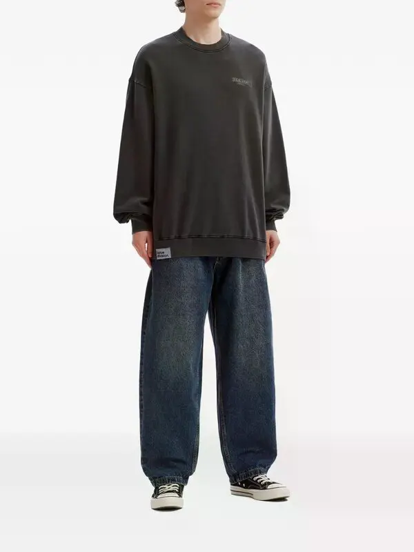 Izzue Embroidered Map-print Sweater