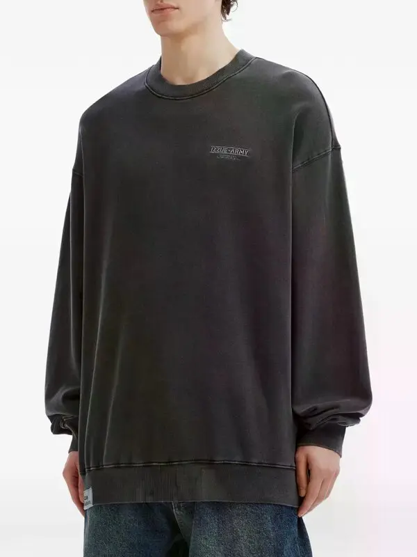 Izzue Embroidered Map-print Sweater