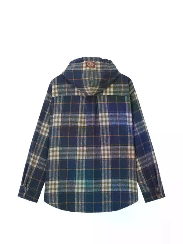 CHOCOOLATE Check-pattern Shirt Hoodie