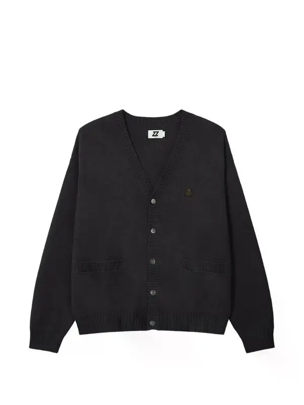 Izzue Logo-patch V-neck Cardigan