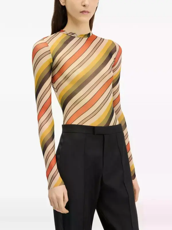 JEAN PAUL GAULTIER The Retro Stripe Top