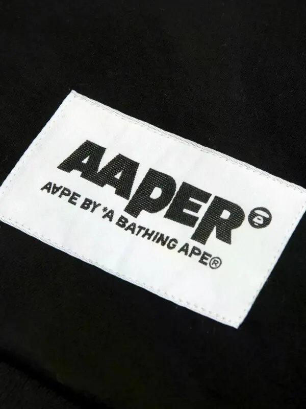 AAPE BY *A BATHING APE Aaper Graphic-print Snap-button Hoodie