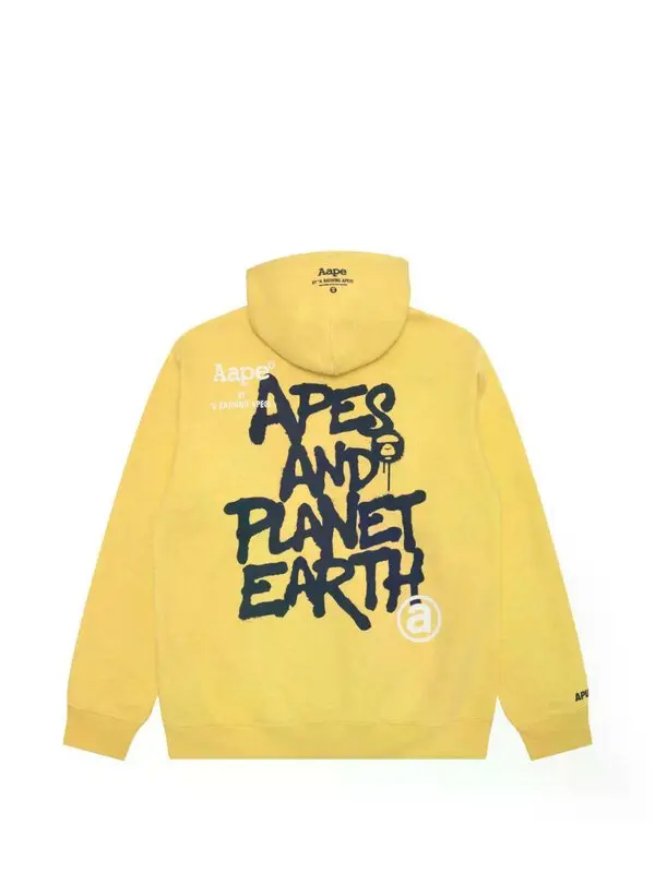 AAPE BY *A BATHING APE Logo-print Drawstring Hoodie
