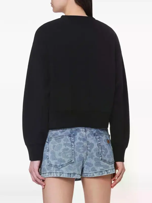 AAPE BY *A BATHING APE Camo Heart-print Sweater