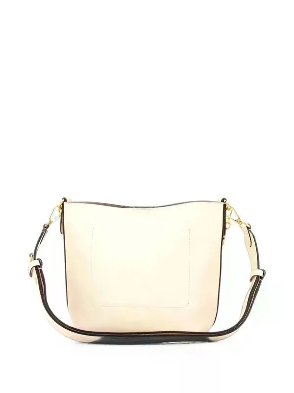 LOUIS VUITTON Lock And Walk Leather Bucket Bag - Neutrals