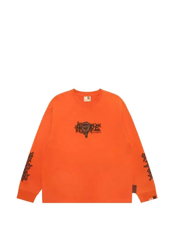 AAPE BY *A BATHING APE Graphic-print Long-sleeve T-shirt