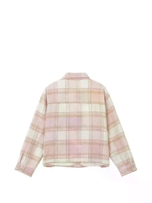 CHOCOOLATE Check-pattern Patch-pocket Shirt Jacket
