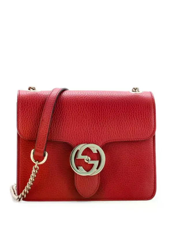 Gucci Interlocking Leather Small Shoulder Bag