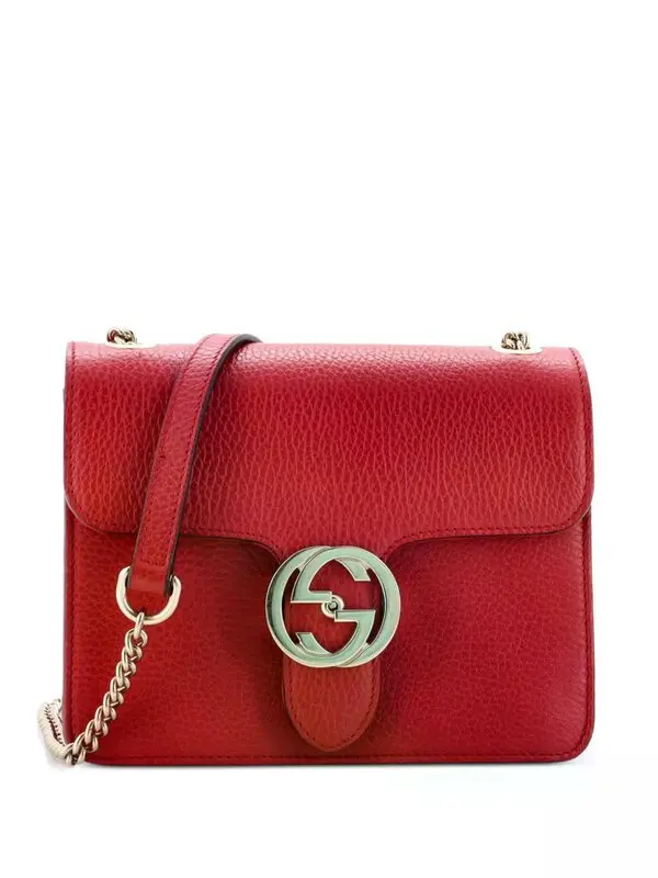 Gucci Interlocking Leather Small Shoulder Bag