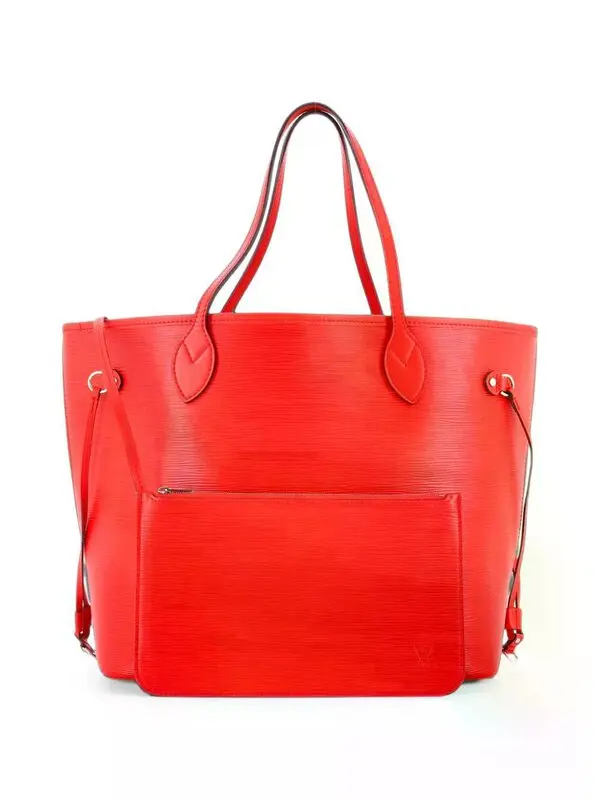LOUIS VUITTON Neverfull Epi Leather Mm Tote Bag - Red