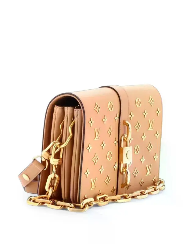 LOUIS VUITTON Rendez-vous Monogram Metal Calfskin Shoulder Bag