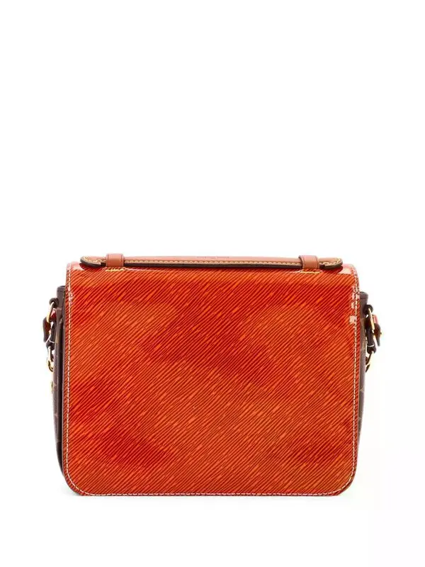 LOUIS VUITTON Pochette Metis Shiny Epi Leather With Reverse Monogram Canvas Mini Crossbody Bag