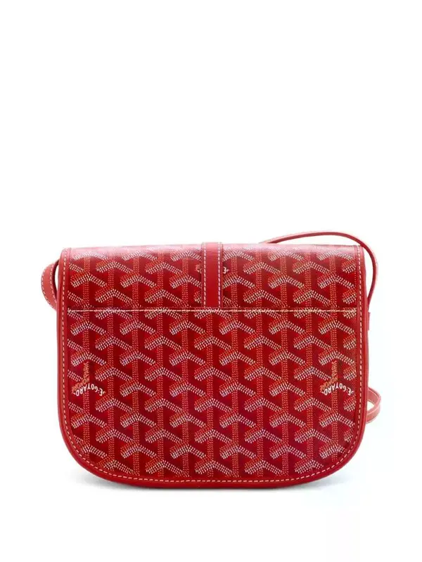 Goyard Belvedere Ii Messenger Bag Coated Canvas Pm Crossbody Bag - Red