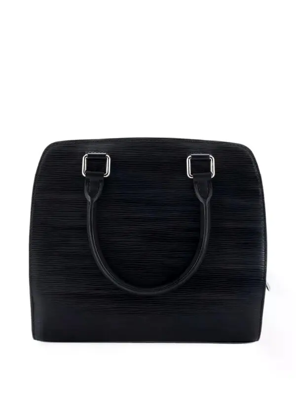LOUIS VUITTON Pont Neuf Handbag Epi Leather Pm Satchel - Black